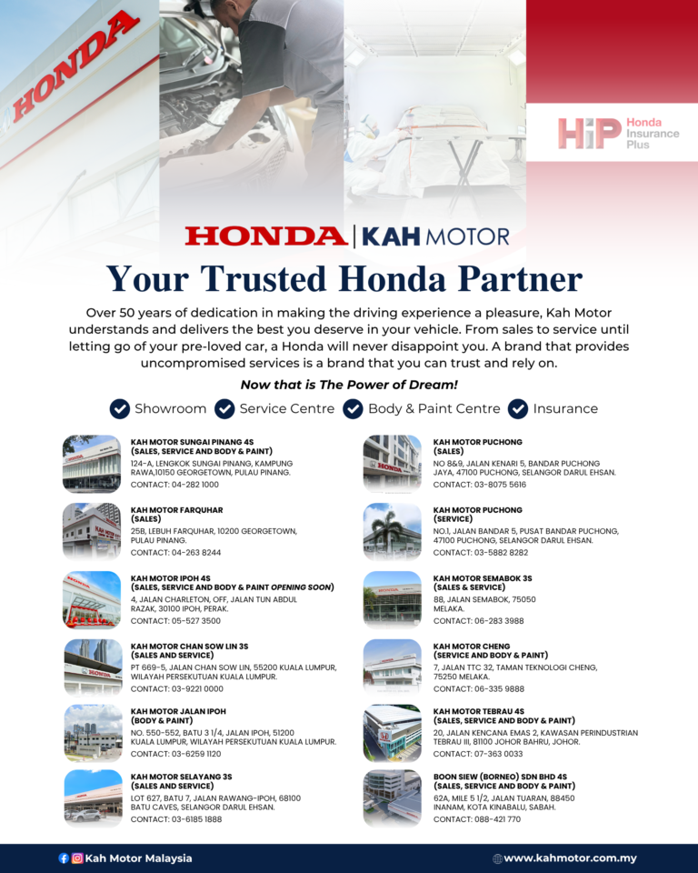 Kah Motor Honda Malaysia – Kah Motor Honda Malaysia Penang